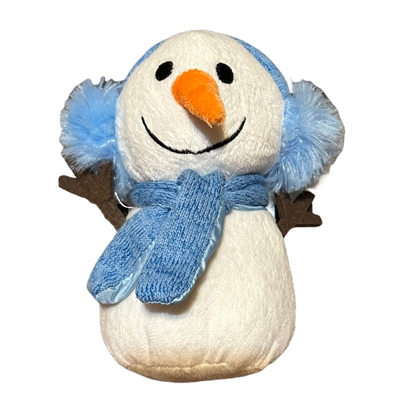 Toys | Dan Dee Collectors Choice Snowman Stuffed Plush Blue Earmuffs ...